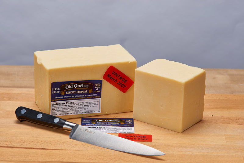 Quebec Vintage 7 year aged Cheddar – St. Kilian's Cheese Shop