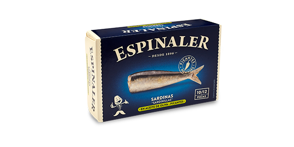 Espinaler Spicy Baby Sardines in Olive Oil 10/12 – St. Kilian's Cheese Shop